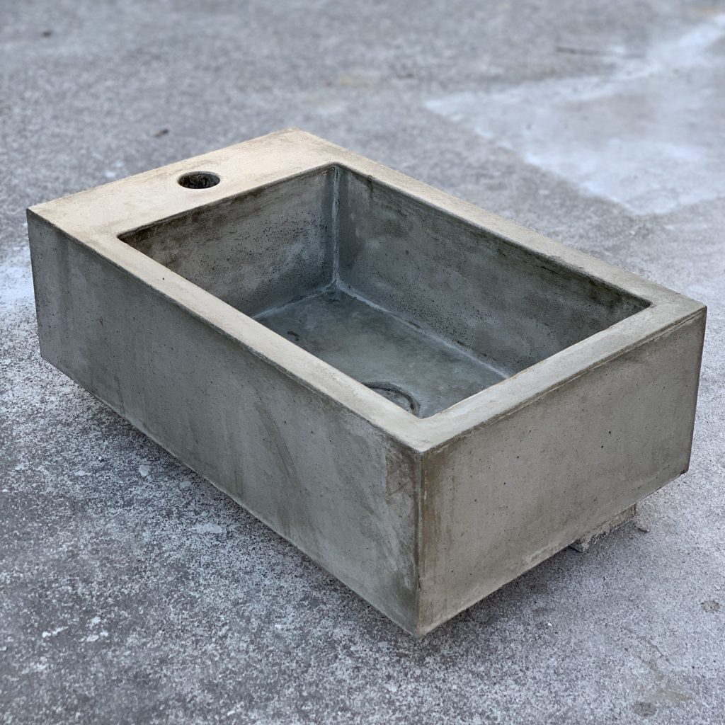 Custom Basin - Private Client - Raw Concrete Design